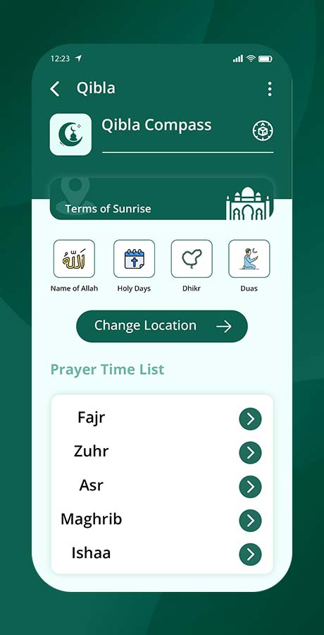 Qibla Compass - Qibla Direction - Quran Qibla Finder - Qibla Connect - Namaz Qibla Finder ...